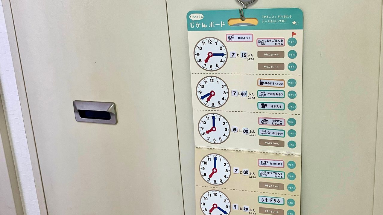 自作はムリ！不器用ママでも簡単にお支度ボードが作れるギンポー いちにちのじかんボード | MamaFinder（ママファインダー）